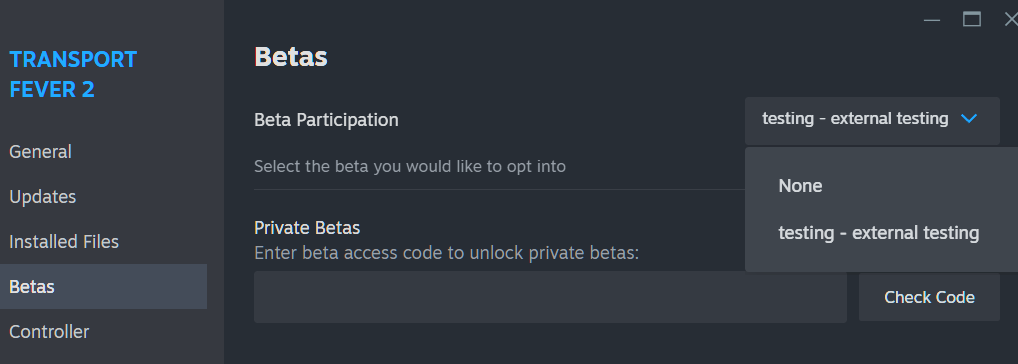 Devs should make use of Steam Beta Branches | Paradox Interactive Forums